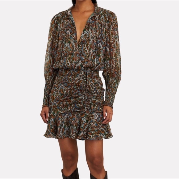 Veronica Beard | Dresses | Nwt Veronica Beard Green Armeria Paisley ...